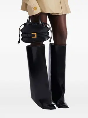 Balmain Shuffle" Mini Leather Shoulder Bag - Multicolor