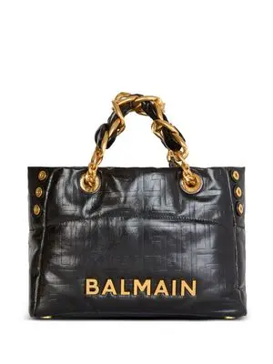 Balmain 1945 Small Leather Tote Bag - Multicolor