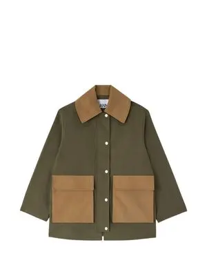 GANNI Organic Cotton Workwear Jacket - Multicolor