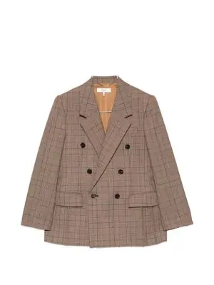 Chloé Wool Double-breasted Jacket - Multicolor