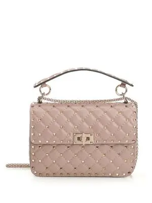 Valentino Garavani Rockstud Spike Medium Leather Shoulder Bag - Multicolor
