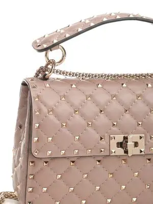 Valentino Garavani Rockstud Spike Medium Leather Shoulder Bag - Multicolor