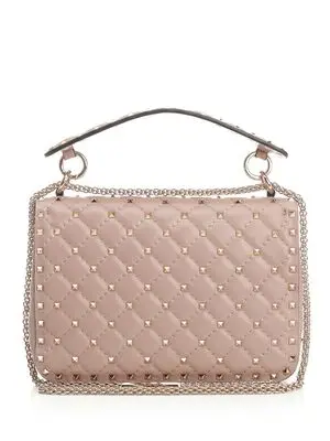 Valentino Garavani Rockstud Spike Medium Leather Shoulder Bag - Multicolor