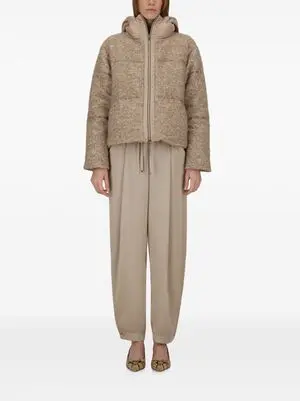 Herno Bouclé Short Down Jacket