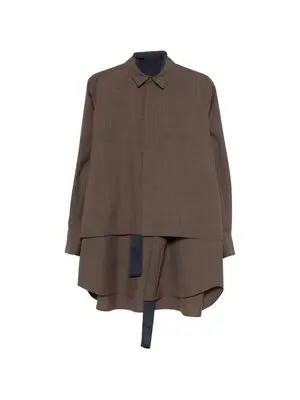 Sacai Sacai Layered Design Dress Multicolor