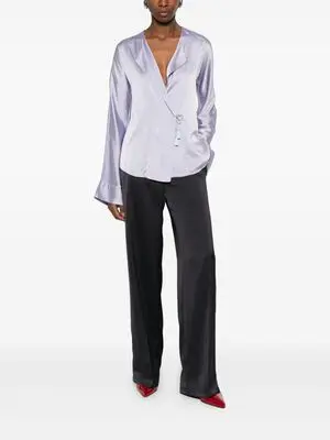 FORTE_FORTE Silk Satin Shirt