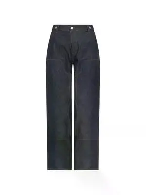 Victoria Beckham Multi-pocket Straight-leg Jeans - Blue