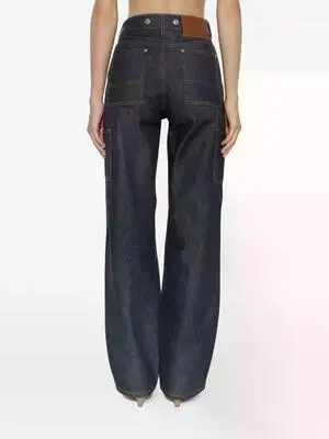 Victoria Beckham Multi-pocket Straight-leg Jeans