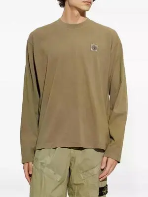 Stone Island Logo-patch Long-sleeve T-shirt