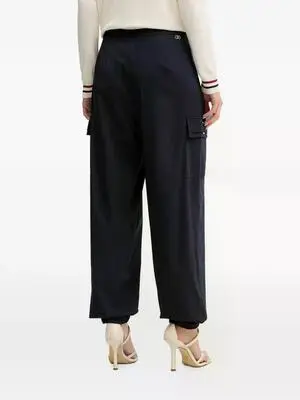 Liu Jo Logo Plaque Cargo Track Pants