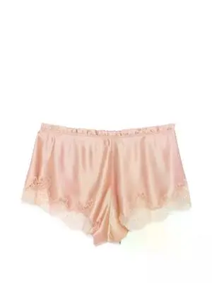 Carine Gilson Lace-trim Pajama Shorts