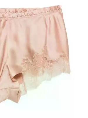 Carine Gilson Lace-trim Pajama Shorts