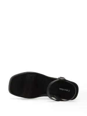 Calvin Klein Logo-embroidered Wedge Sandals