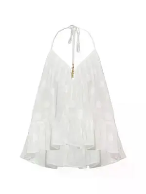Zimmermann Oversized Polka Dot Halterneck Top
