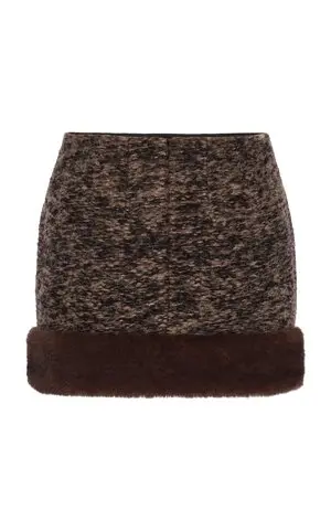 Magda Butrym Trimmed Mini Skirt
