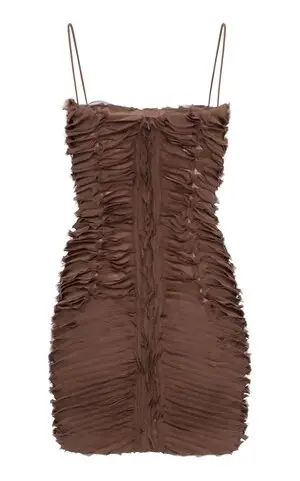 Magda Butrym Pleated Mini Dress