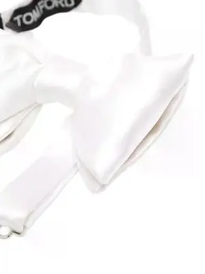 TOM FORD Silk Bow Tie - White