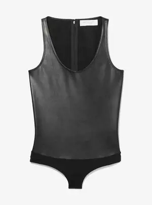 Michael Kors Mixed-media Bodysuit