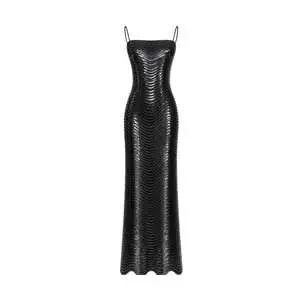 OSCARMORRIS Lola Venom Sequin Gown