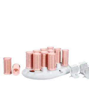 CALISTA Ion Short Hot Rollers And Claw Clips Set - No Color