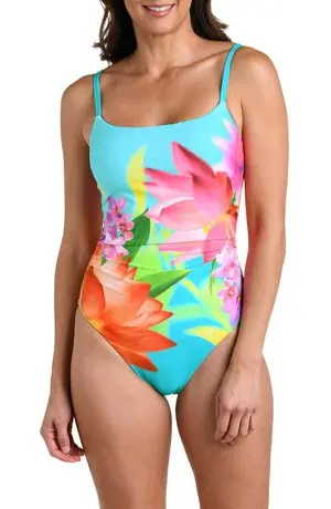 La Blanca Sunset Botanica One-piece Swimsuit - Multi