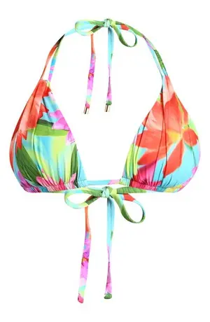 La Blanca Sunset Botanica Triangle Bikini Top