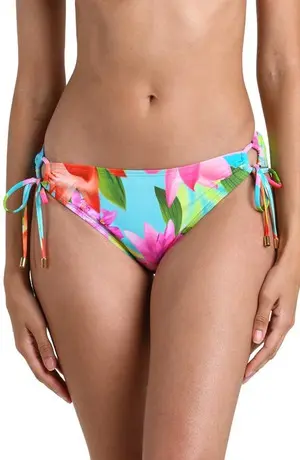 La Blanca Sunset Botanica Tie Side Swim Briefs - Multi