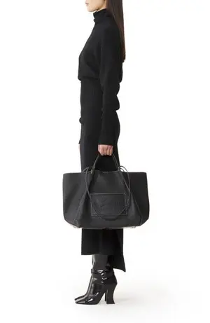 LANVIN Catch Tote Bag - Black