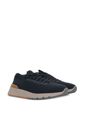 Brunello Cucinelli Wool Knit Sneakers