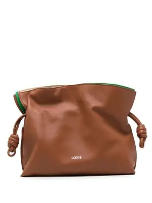Loewe Flamenco Medium Leather Clutch - Multicolor