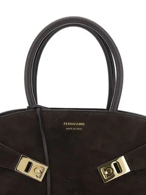 FERRAGAMO Hug Small Leather Handbag - Multicolor