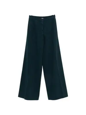 FORTE_FORTE Cotton Wide-leg Trousers - Multicolor