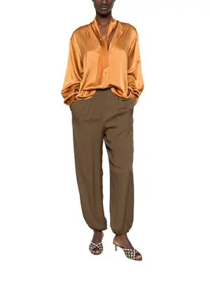 FORTE_FORTE Silk Pussy-bow Shirt - Multicolor