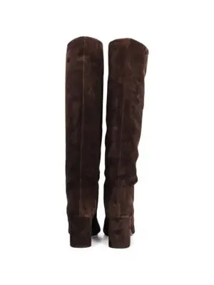 Paris Texas Suede Leather Mid-calf Boots - Multicolor