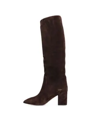 Paris Texas Suede Leather Mid-calf Boots - Multicolor