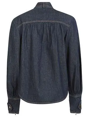 Zimmermann Denim Cargo Blouse