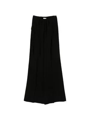 FORTE_FORTE Velvet Flared Trousers - Multicolor