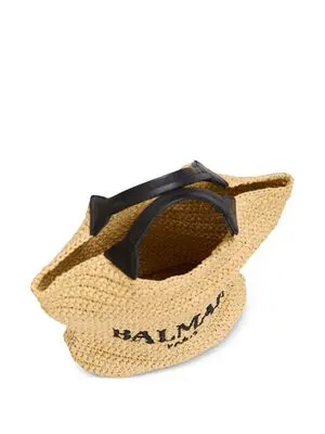 Balmain Crochet Mini Cabas Bag