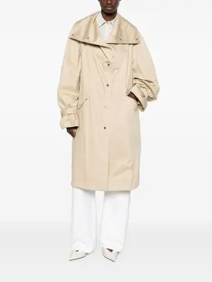 TOTEME Cotton Trench Coat - Multicolor