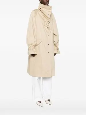 TOTEME Cotton Trench Coat - Multicolor