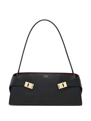 FERRAGAMO Hug E/w Leather Shoulder Bag - Multicolor