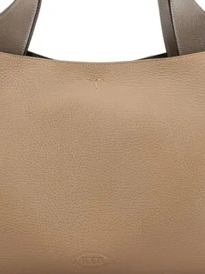 TOD'S Timeless Medium Leather Tote - Multicolor