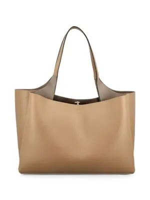 TOD'S Timeless Medium Leather Tote - Multicolor
