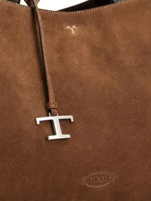 TOD'S Timeless Medium Leather Tote - Multicolor
