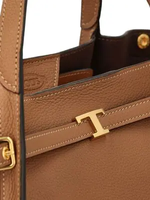 TOD'S Timeless Small Leather Tote Bag - Multicolor