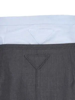 Prada Wool Midi Skirt - Multicolor