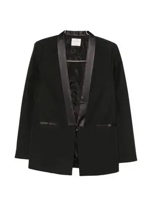 FORTE_FORTE Wool Blend Smoking Jacket - Multicolor