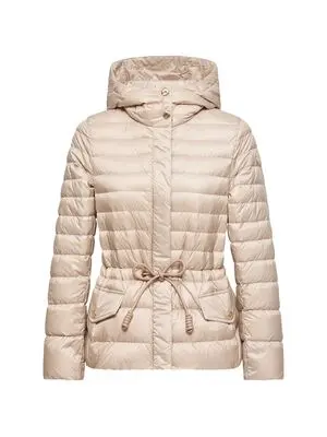 Moncler Moncler Raies Short Down Jacket With Drawstring Waist Multicolor