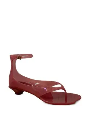 Chloé Jelly Thong Sandals With Ankle Strap - Multicolor