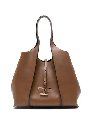 TOD'S Timeless Medium Leather Tote Bag - Multicolor
